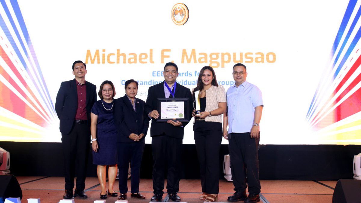 Mr. Michael F. Magpusao Awarded as the 2023 Outstanding Certified Ener ...